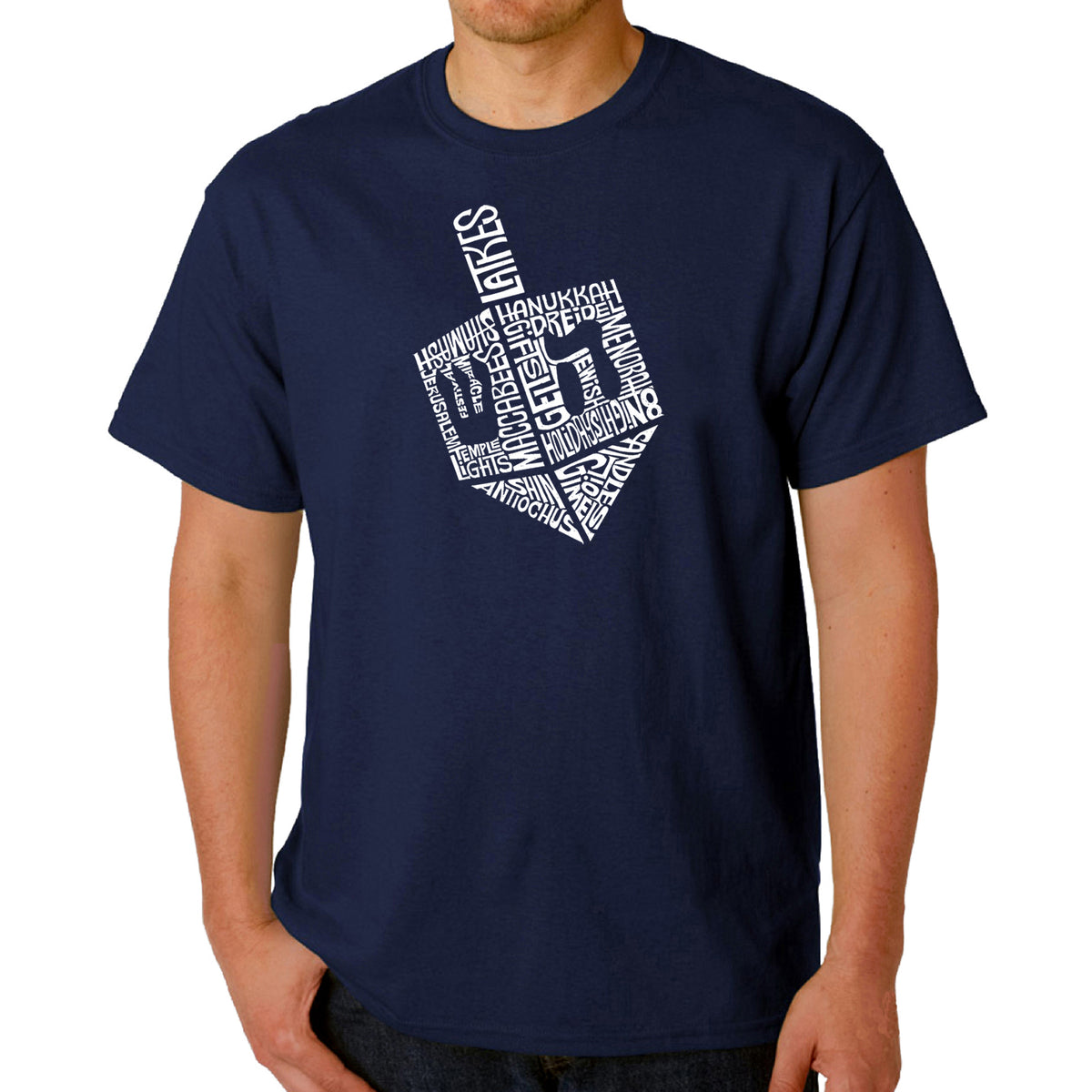 LA Pop Art Men's Word Art T-shirt - DREIDEL